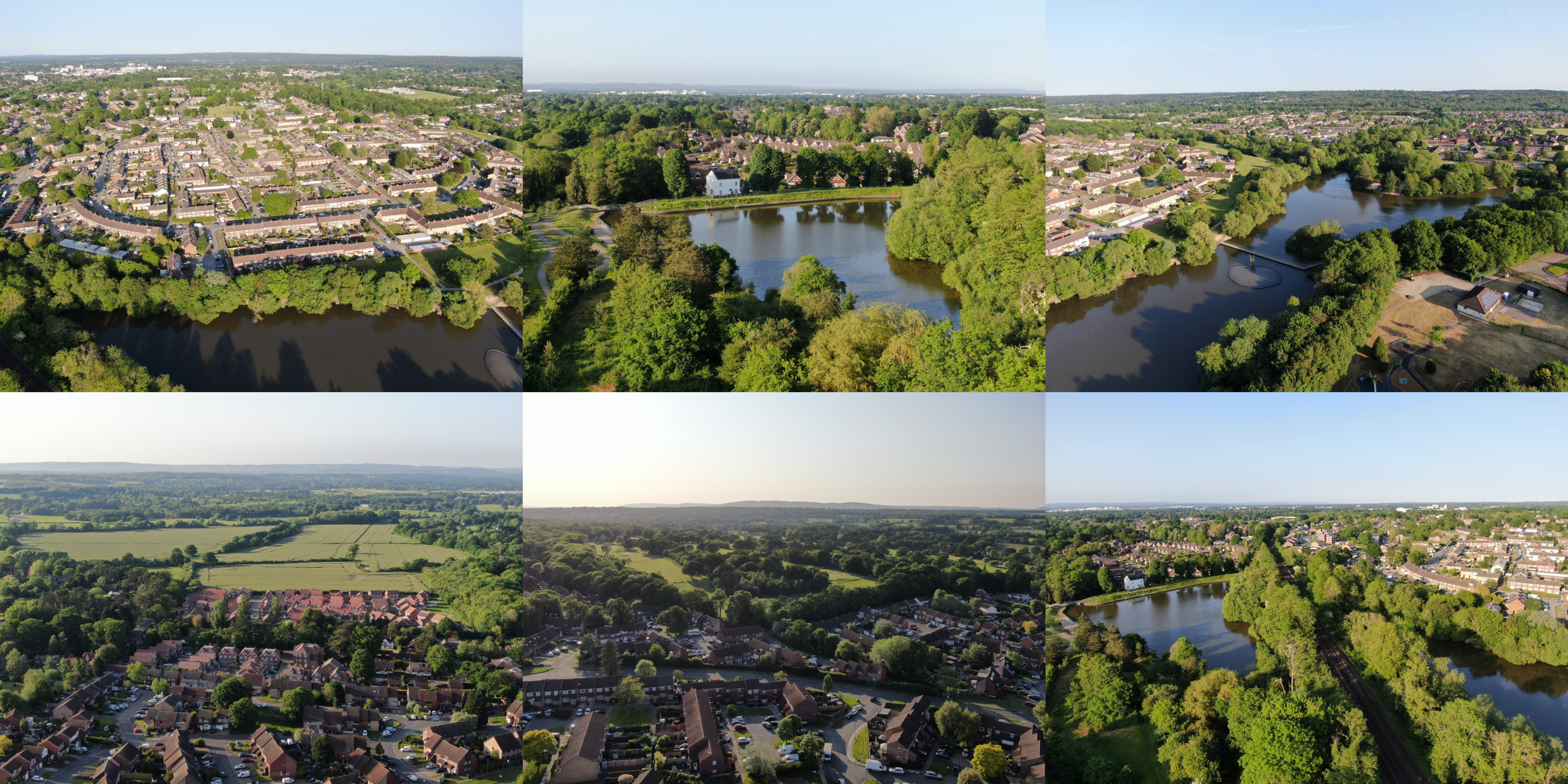 Ifield Millpond | 27 May 2023 | 35 aerial images in the evening light