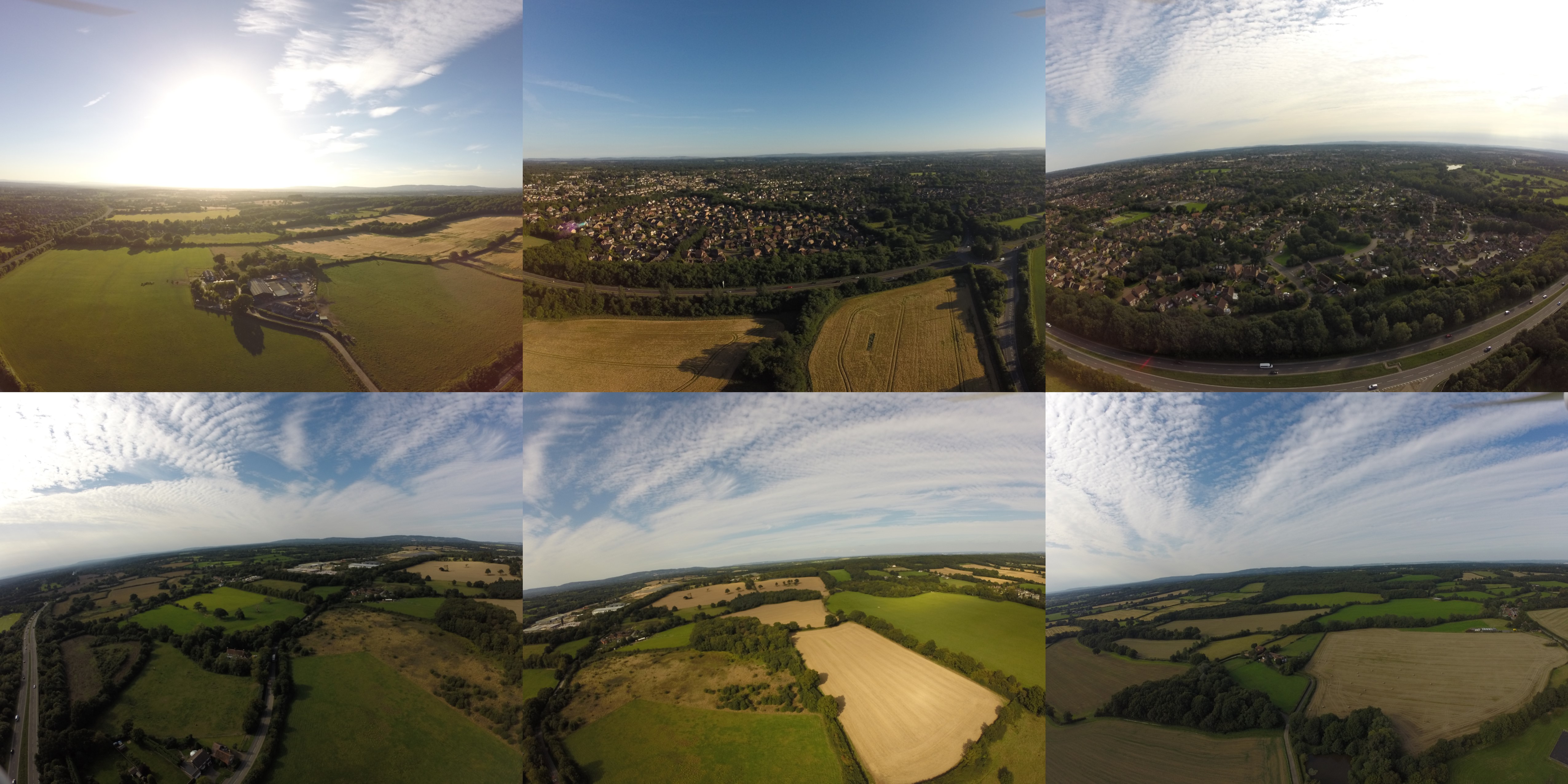 TWENTY FOUR PICTURES: Aerial views of North Horsham from five locations